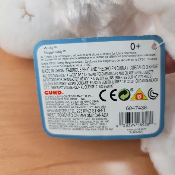 Gund | Toys | Gund Baby Winky The Lamb Huggybuddy Plush Blanket | Poshmark